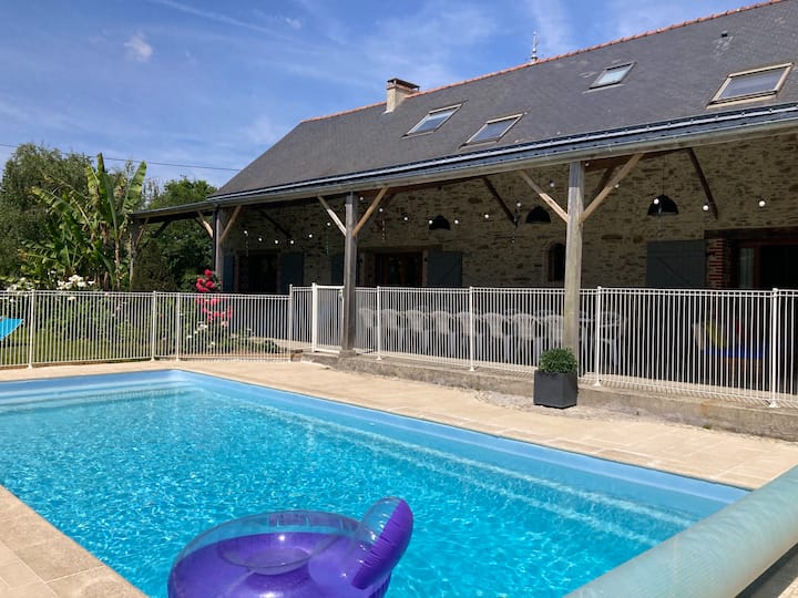 Villa à La Campagne Avec Piscine (13/22 Personnes) - Nort-sur-Erdre