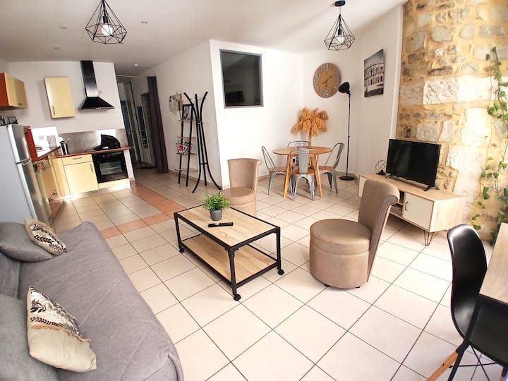 T2 Cosy Parking Gratuit Hypercentre - Nîmes