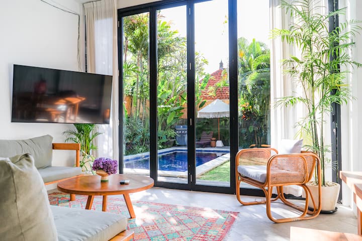 3br Villa Canggu - 3 Mins Beach - 100m Crate Cafe - 峇厘島