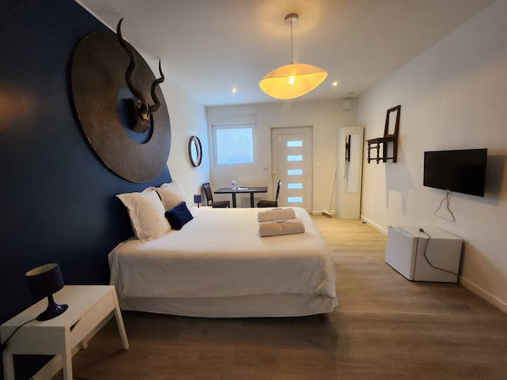 Chambre "Bleu Impérial" - Hyper-centre Epernay - Épernay