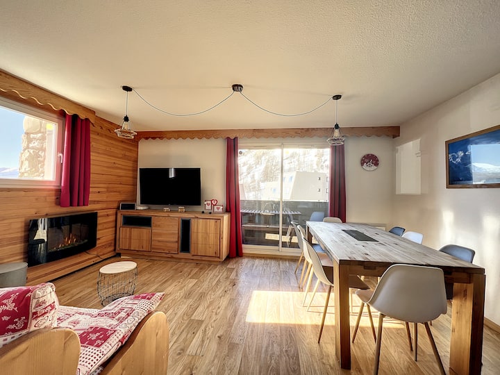 Spacieux Appartement, 2 Vraies Chambres, Balcon - Val d'Allos