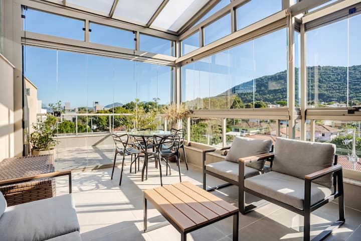 Penthouse Loft At The Beach 5 Min Walk - Campeche - Florianópolis