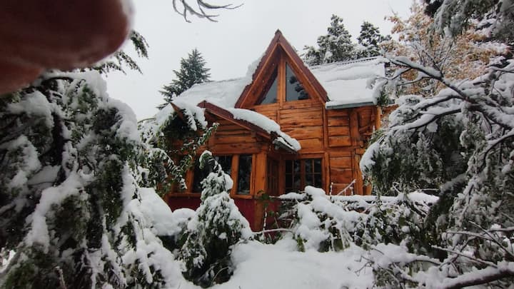 Cabaña En El Bosque, Cerca Del Centro De Ski - Bariloche