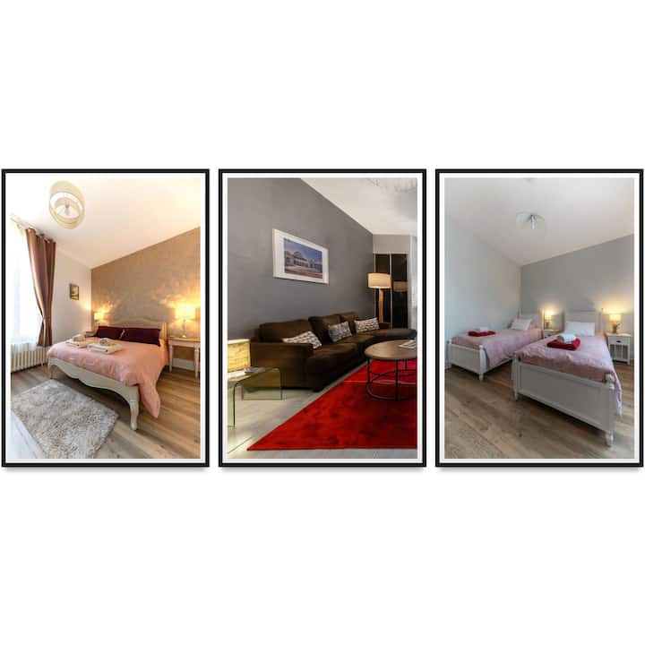 Maison Calme En Plein Centre 2 Chambres 80m2, Wifi - Vichy