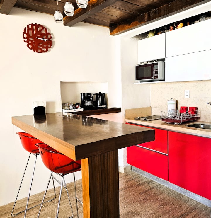 Beach Front 1 Bedroom King Bed Wifi Aa Kitchen - Riviera Maya