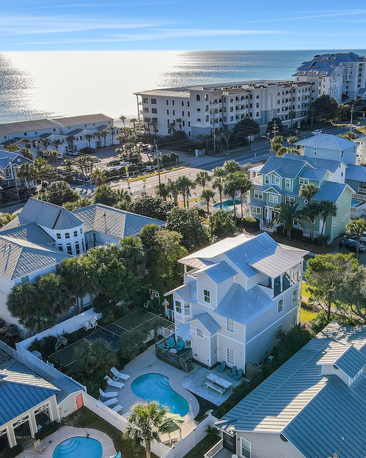 Ocean Views, Pool + Courts | Summerwind 5br - Destin, FL