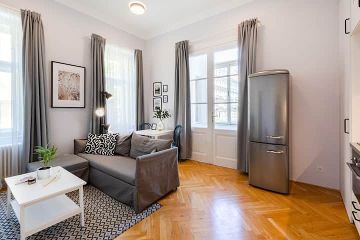 Amazing Fresh New One Bedroom Apt. In Vinohrady - Prag