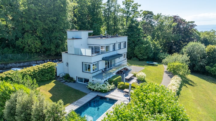 Les Rioutes · Villa Heart Of Evian With View Lake - Évian-les-Bains