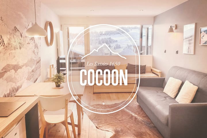 Studio Cosy Aux Pieds Des Pistes & Vue Montagne - Areches Beaufort