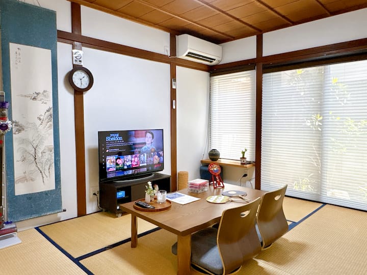 「咲く宿」距京都駅一站 3卧1厅6人 巴士站1分钟 电车站3分钟可直达众多景点和商圈 干净 生活便利 - Kyoto