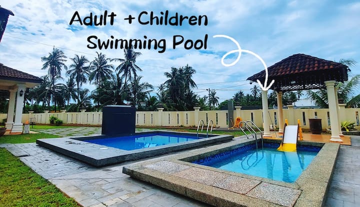 Luxurious Villa W/ Swimming Pool, Bbq, Smart Tv - 波德申