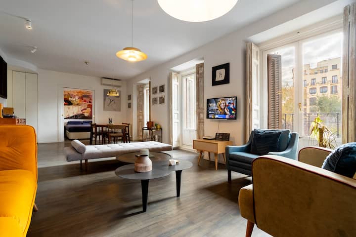 Stylish Flat For Friends & Families. Long Stays - Madrid