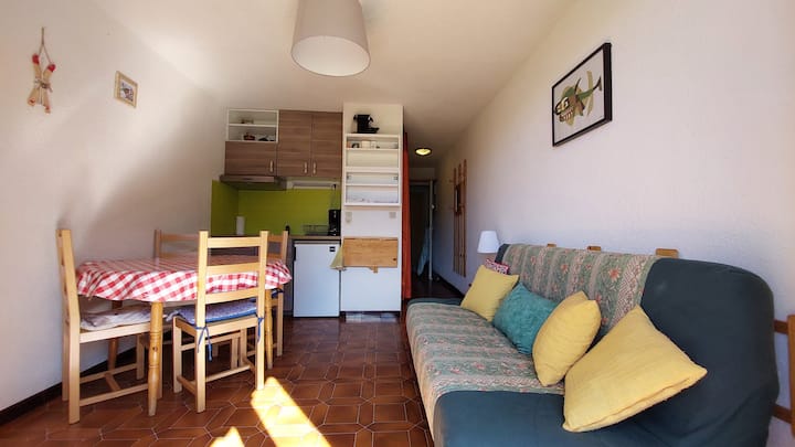 Studio Station St Jean Montclar Plein Sud - Le Sauze-du-Lac