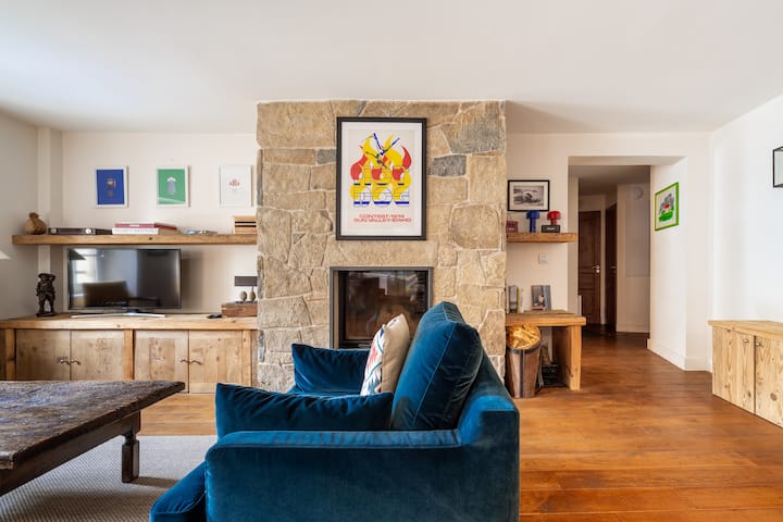 Appartement 2 Chambres Centre, Vue Place De Megève - Megève