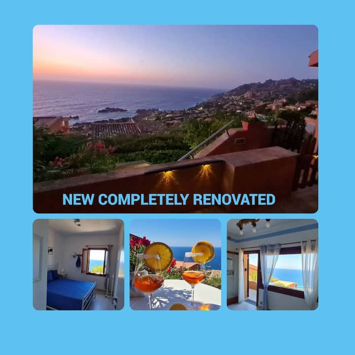 Nuovo Cottage "Light Blue" Con Vista Mozzafiato - Costa Paradiso