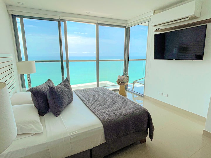 26flr Retreat With Water Views M.city/bocagrande - Cartagena, Colombia
