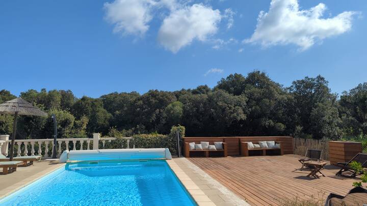 Villa 5* Piscine Chauffée, Parc 5000m2, Bonifacio - Bonifacio