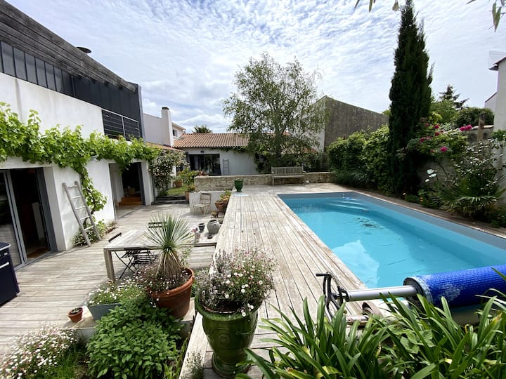 Maison La Rochelle Piscine- ÎLe De Ré 10 Mn - Châtelaillon-Plage