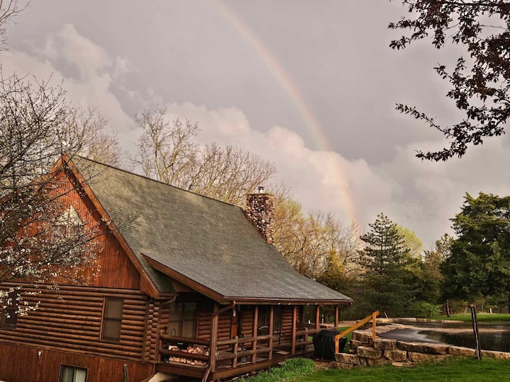 Log Home, Game Room/hot Tub/firepit - Galena, IL