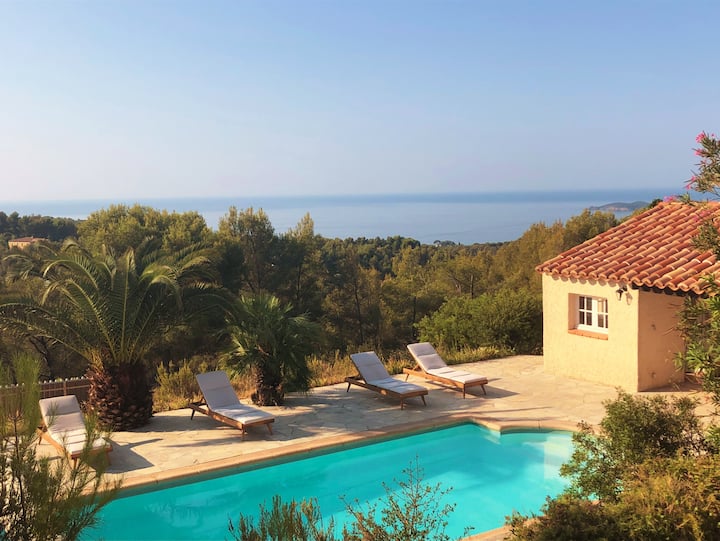 Villa Familiale Vue Mer (Clim & Jardin Clôturé) - Roquefort-la-Bédoule