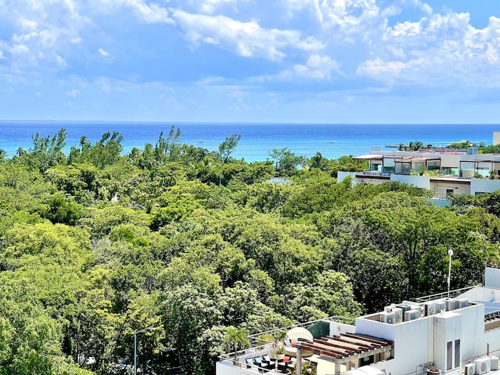 Exclusivo Penthouse 3 Dormitorios Balcón Terraza - 普拉亞德爾卡曼