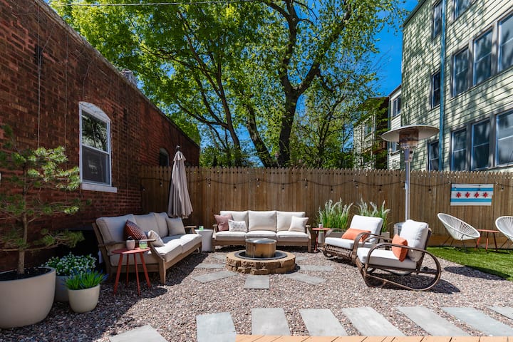 Free Street Parking - Backyard Oasis - Edgewater Beach - Chicago