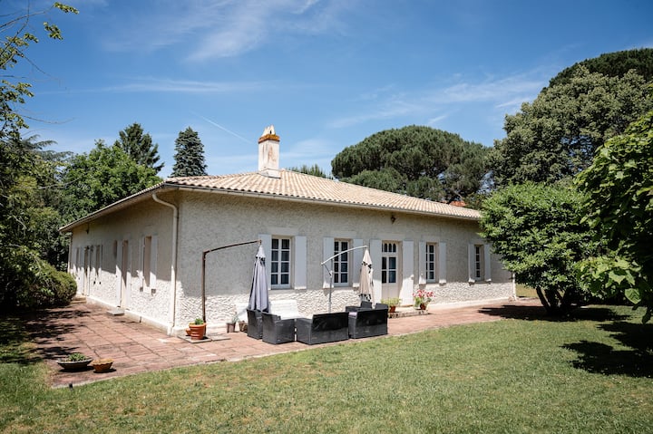 Maison Ancienne De Caractère Avec Piscine Chauffée - Parentis-en-Born