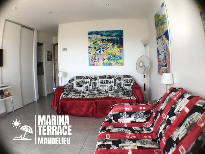 Grand Studio & Parking Gratuit - Mandelieu-la-Napoule