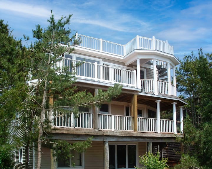 Spectacular Oceanfront! 360° Rooftop Views! - Barnegat Light, NJ