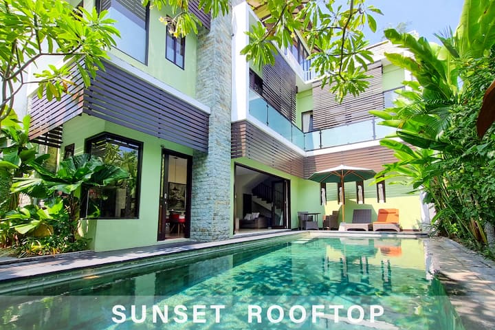Quiet & Central, 2br, Pool, Seminyak, 5min Beach - Bali