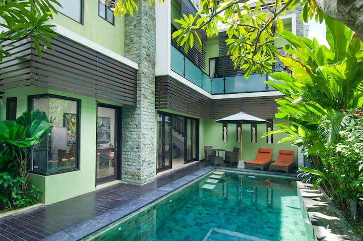 Quiet 2br Pool Villa Central Seminyak, 5min Beach - Bali