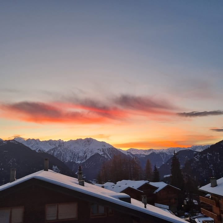 Skieurs 324, 1 Minute To Medran, For 4, Parking - Verbier