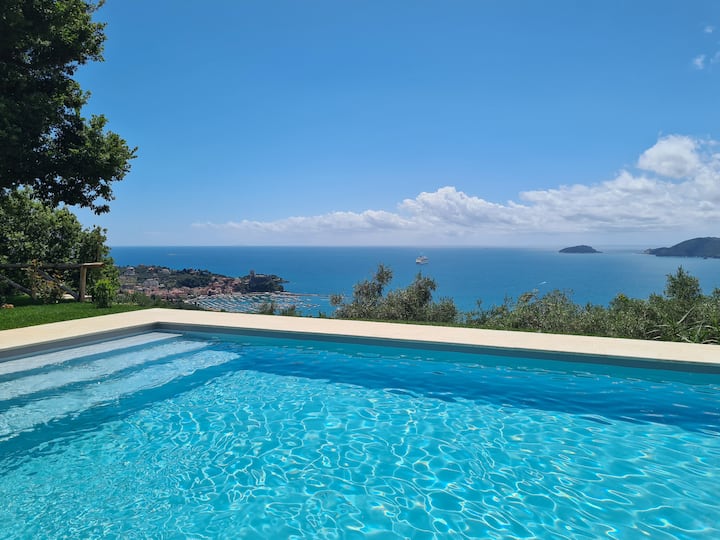 Ulivi: Piscine, Tennis, Parking Et Garage à Lerici - Lerici