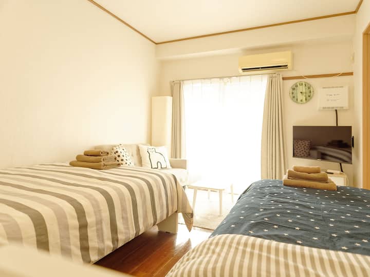 (Tm#21) Roomy Clean Apartment  6 Min. To Shinjuku - Shibuya