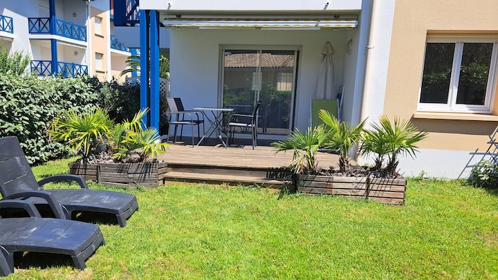 Capbreton Port : Beau T2 Avec Terrasse Et Jardin - Capbreton