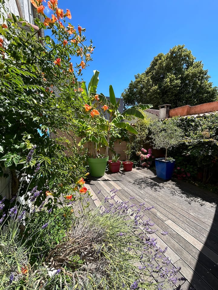 Maison Colorée,10mn Des Plages, 2 Chambres - Ronce-les-Bains