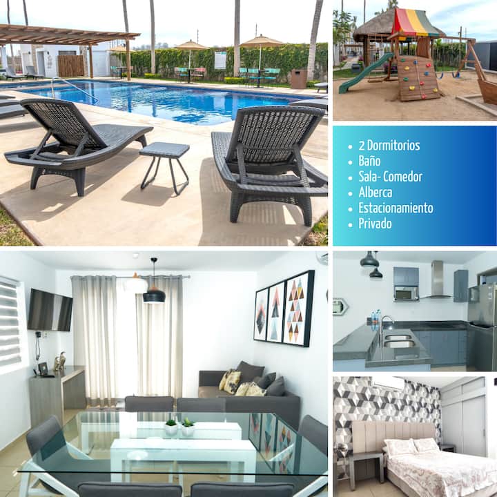 Almar Residencial, Playa Cerca, Privado Y Seguro. - Mexico