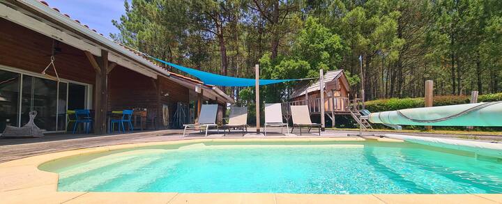 Villa Messangeles Avec Piscine Pour 8/10 Personnes - Vieux-Boucau-les-Bains