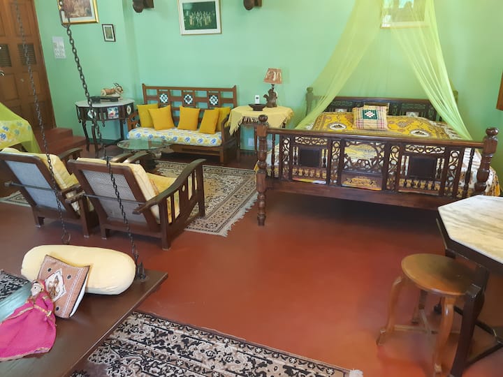 Romance Coloniale • Suite 55m²  Terrasse Suspendue - Pondichéry