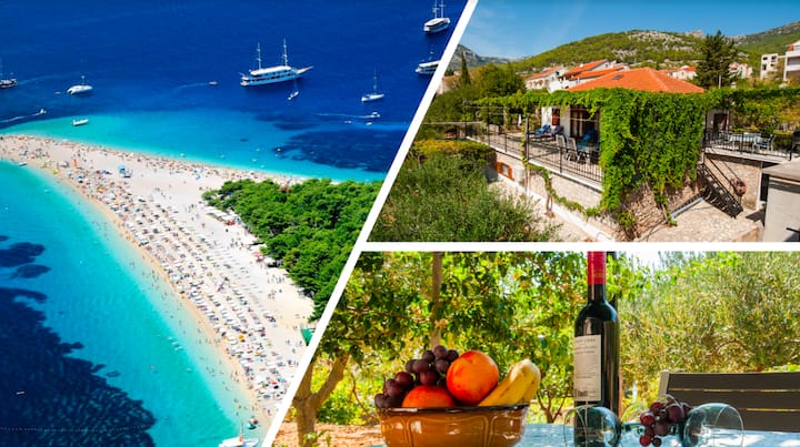 Tranquil Veranda 2br Sea View-family/kids Friendly - Brač