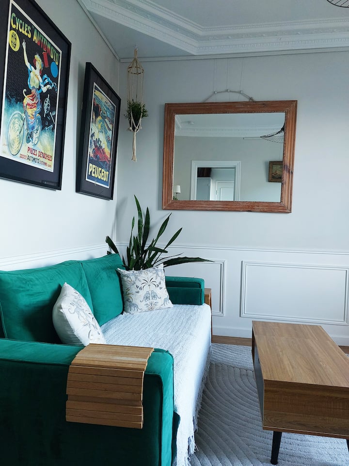 Appartement Au Style Parisien | Vue Tour Eiffel - Bois-Colombes