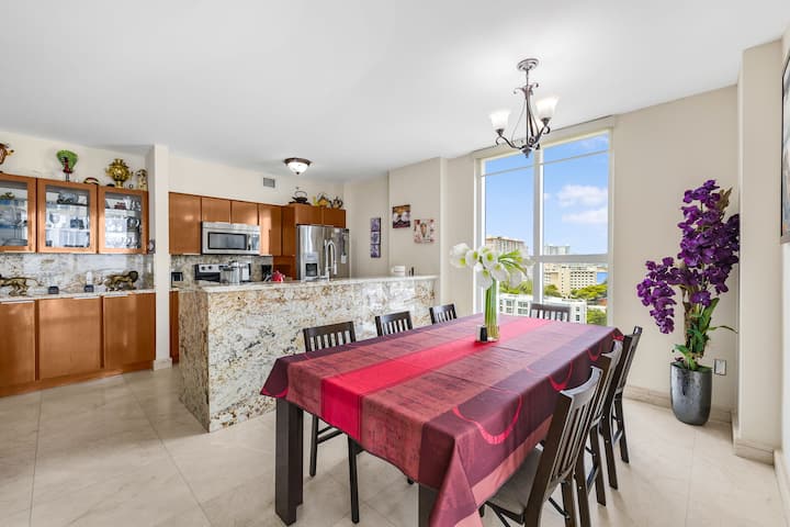 Alma Del Horizonte – Skyline + Ocean, Free Parking -