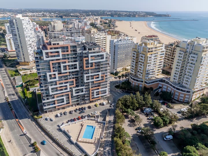 T2 Rocha Tower Piscina Wifi Garagem,  Vista Mar 10 - Portimão