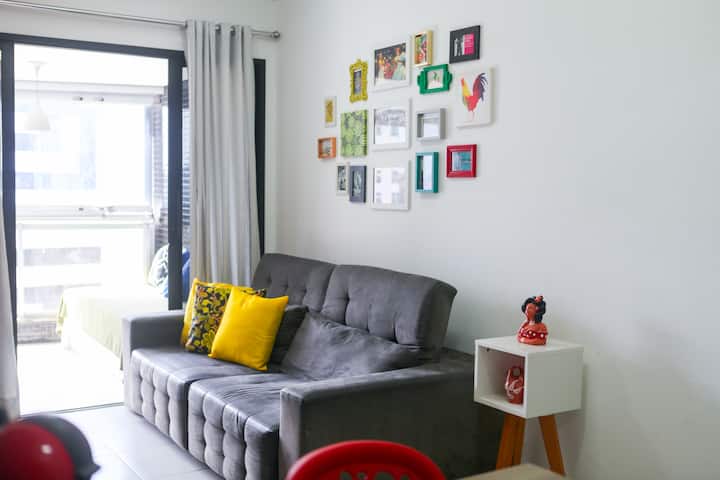 Apt Com Conforto,  Lazer E óTima Localização - Bahía