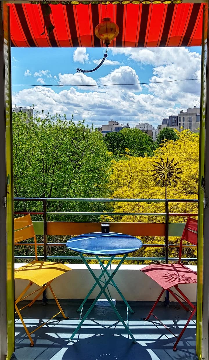 Canopée, Paisible, Chaleureux, Lumineux, Balcon - Le Perreux-sur-Marne