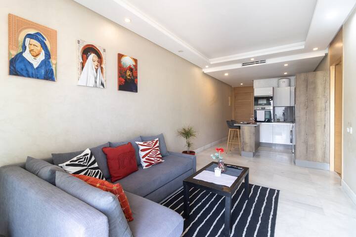 Cosy 27 R,finition Luxe,calme, Agréable & Terrasse - Casablanca