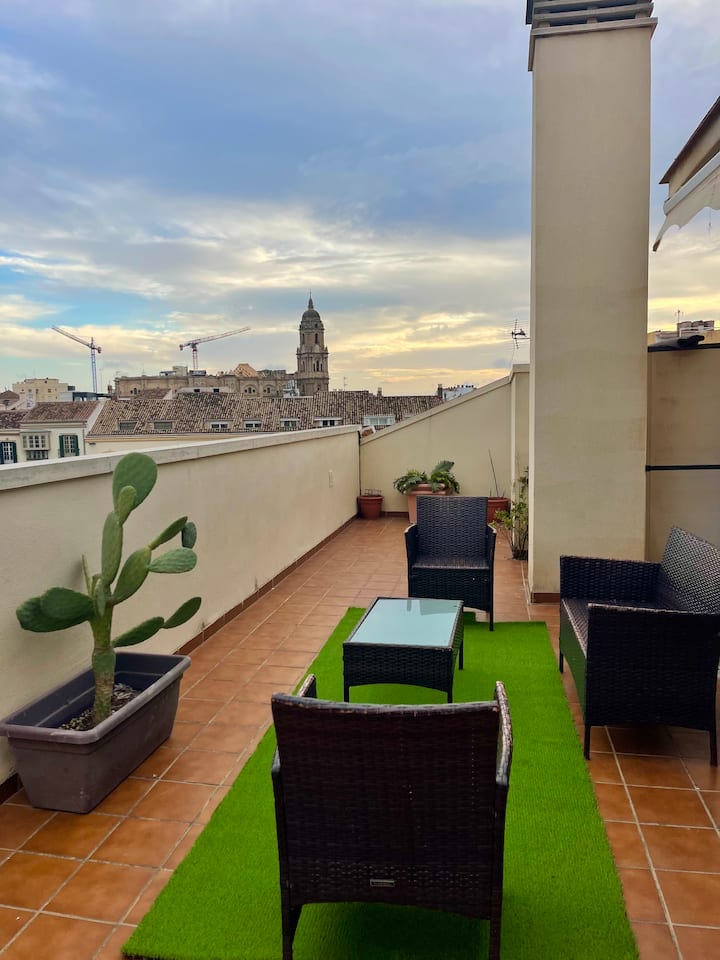 Skyline Plaza Merced Apartment W Private Terrace - Málaga