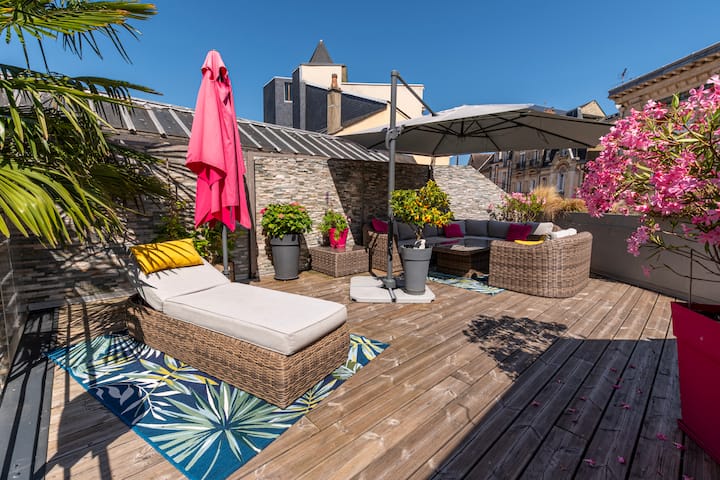 Maison Climatisé+grand Garage,centre Ville, 24h-gp - Le Mans