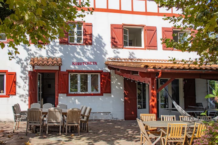 Kurutcheta, Villa Basque Avec Piscine, Biarritz - Bayonne