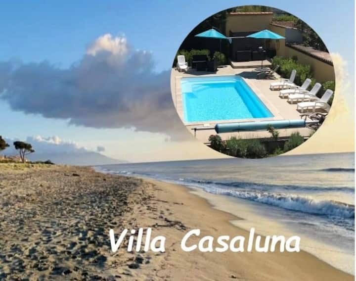 Casaluna - Piscine Privée & Plage à 500m - Borgo